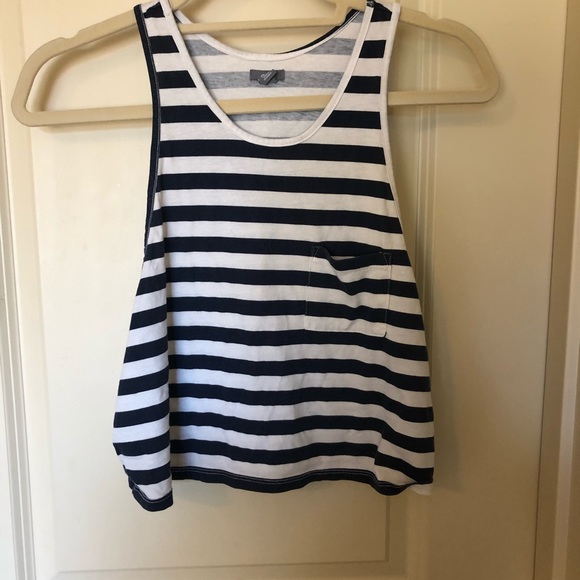 aerie | Tops | Aerie Striped Crop Tank | Poshmark